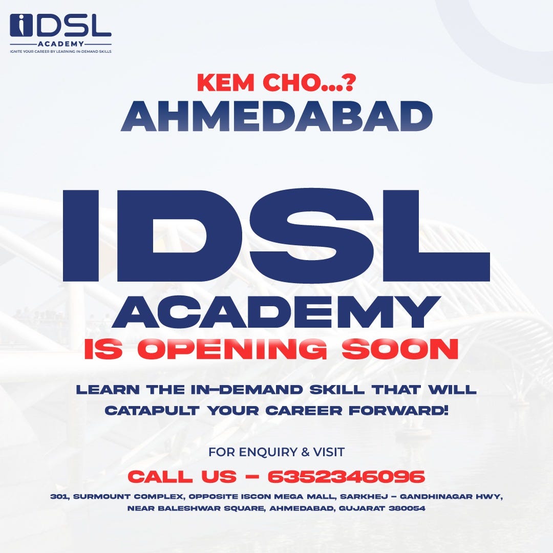 IT Training Institute in Ahmedabad | IT Classes in Ahmedabad | IDSL ...