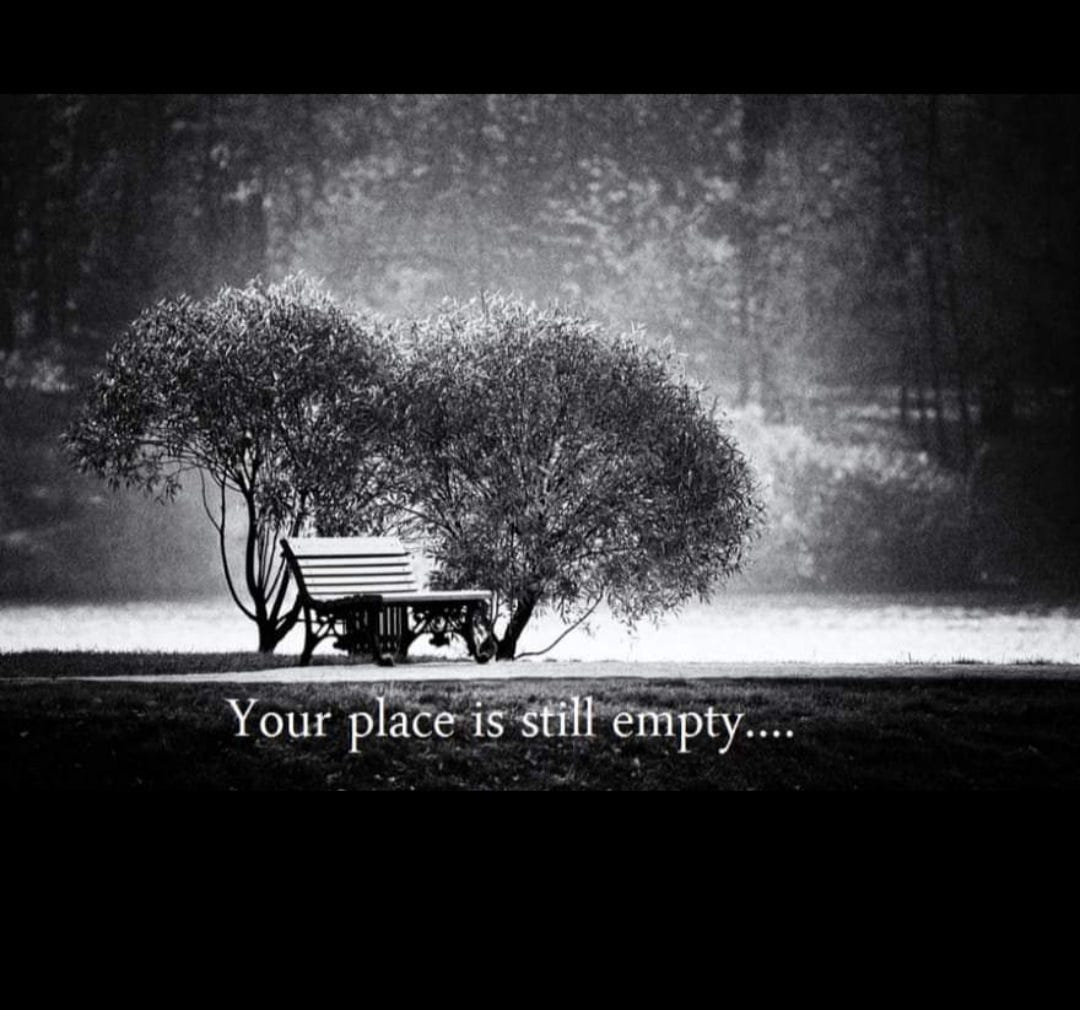 Empty With so much room Should be easy to hide But there's just this ...