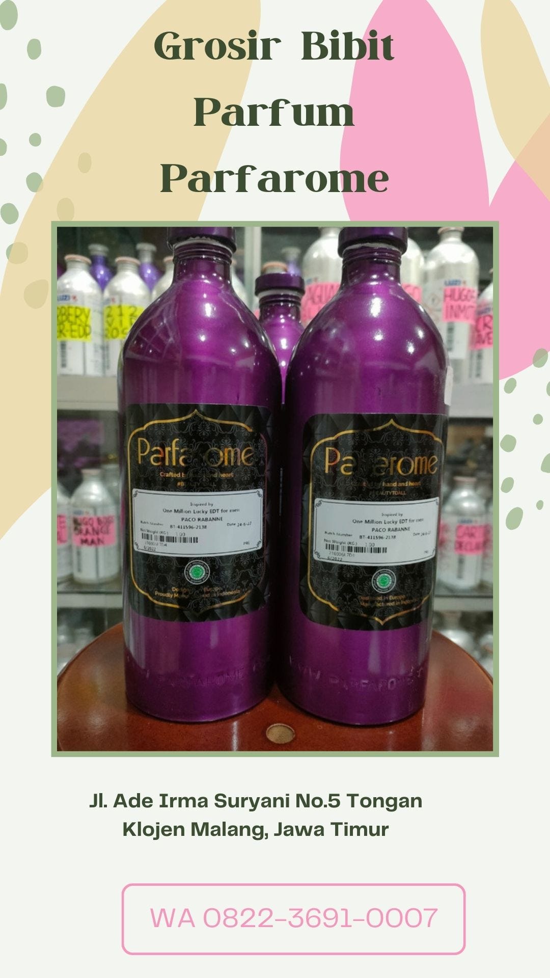 WA 0822–3691–0007 Grosir Bibit Parfum Parfarome Banyuwangi | by ...