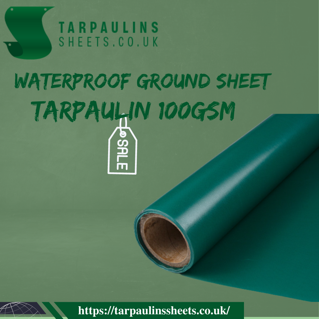 WATERPROOF GROUNDSHEET TARPAULIN 100GSM. - Tarpaulinssheets - Medium