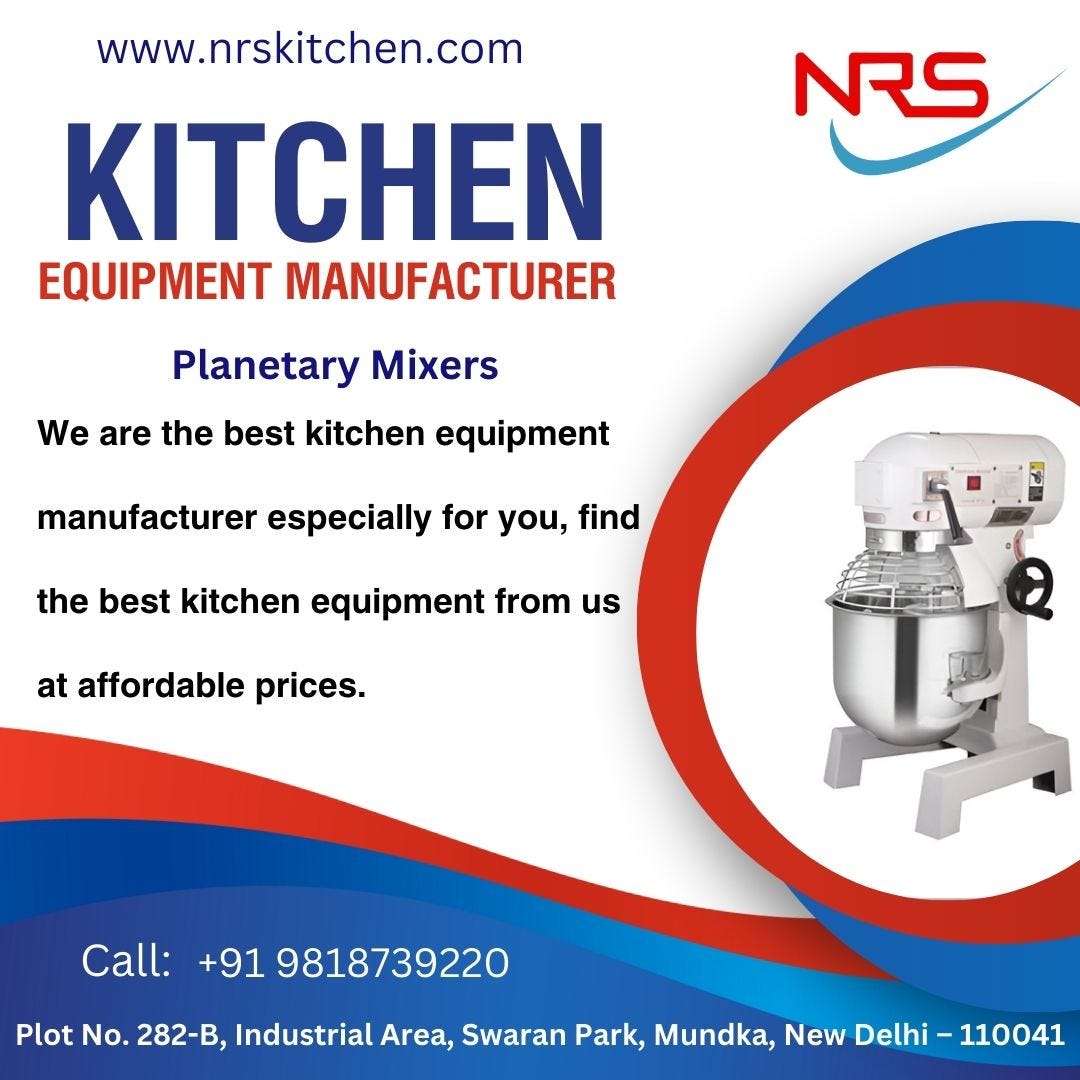 Top Kitchen Equipment Manufacturer — Affordable Planetary Mixers & More ...