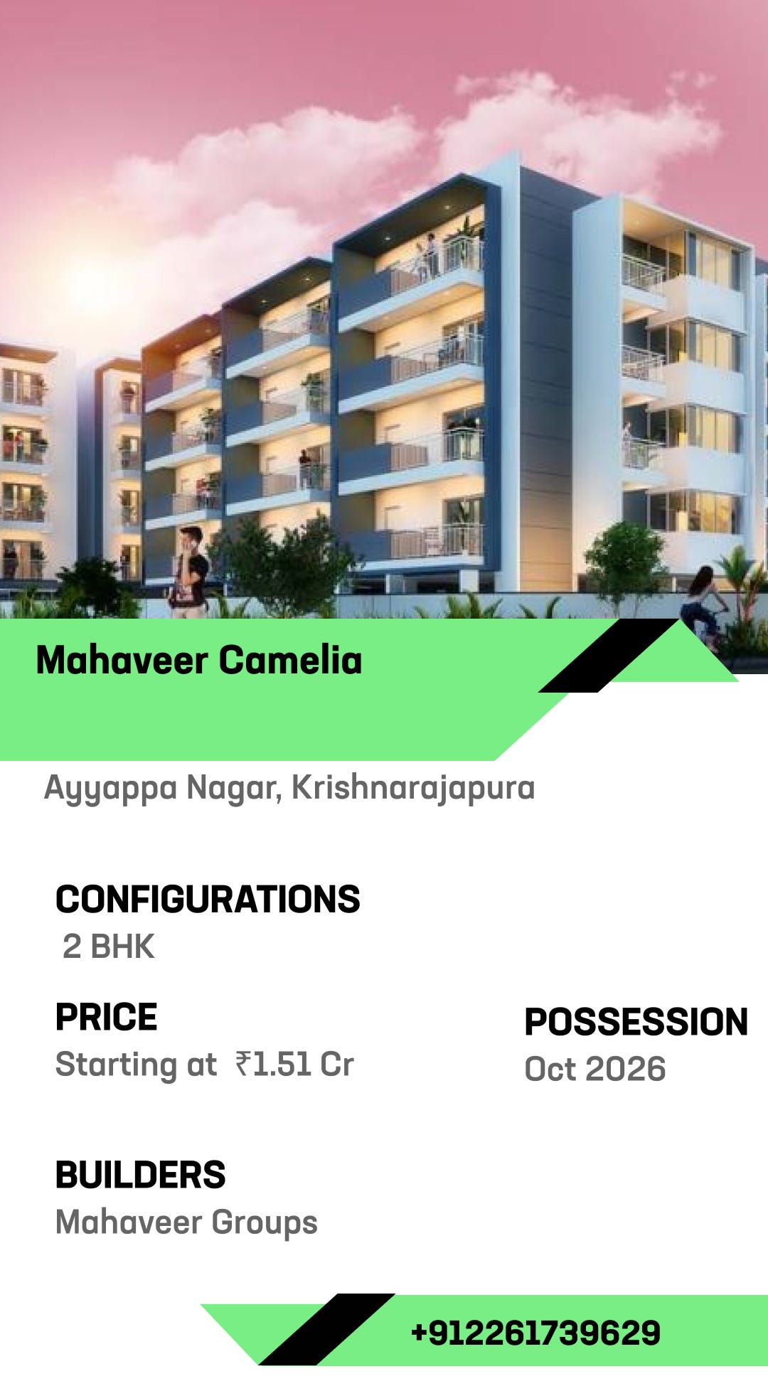 Mahaveer Camelia — 2 BHK Homes in Bengaluru | Dwello - sai patil - Medium