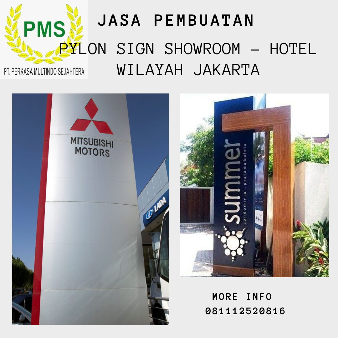 JASA PEMBUATAN TOTEM PYLON SIGN HOTEL JAKARTA 081112520816 - Dina ...
