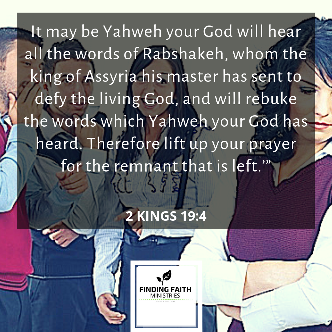 Faith Seed: Defy Rabshakeh. The Rabshakeh spirit makes you doubt… | by ...