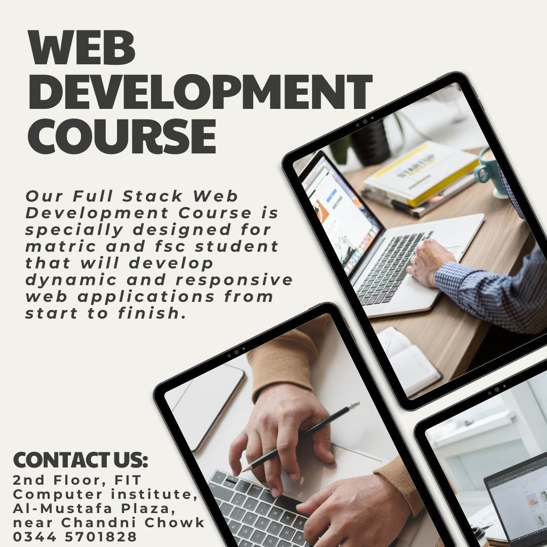 Web Development Course In Rawalpindi Islamabad | by FIT Computer ...