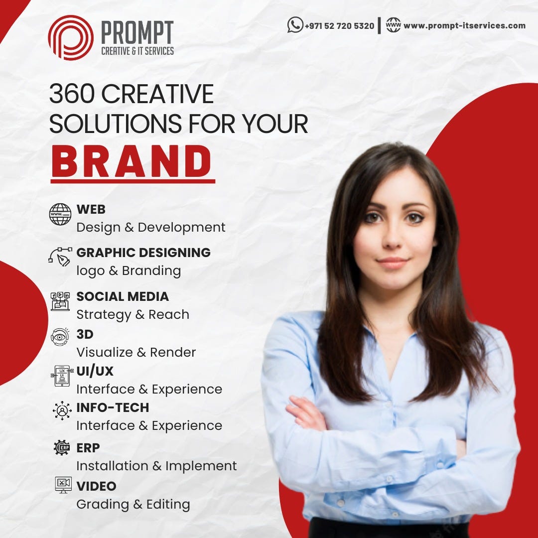 Prompt Creative & IT Services. Website designers/ branding Design | by ...