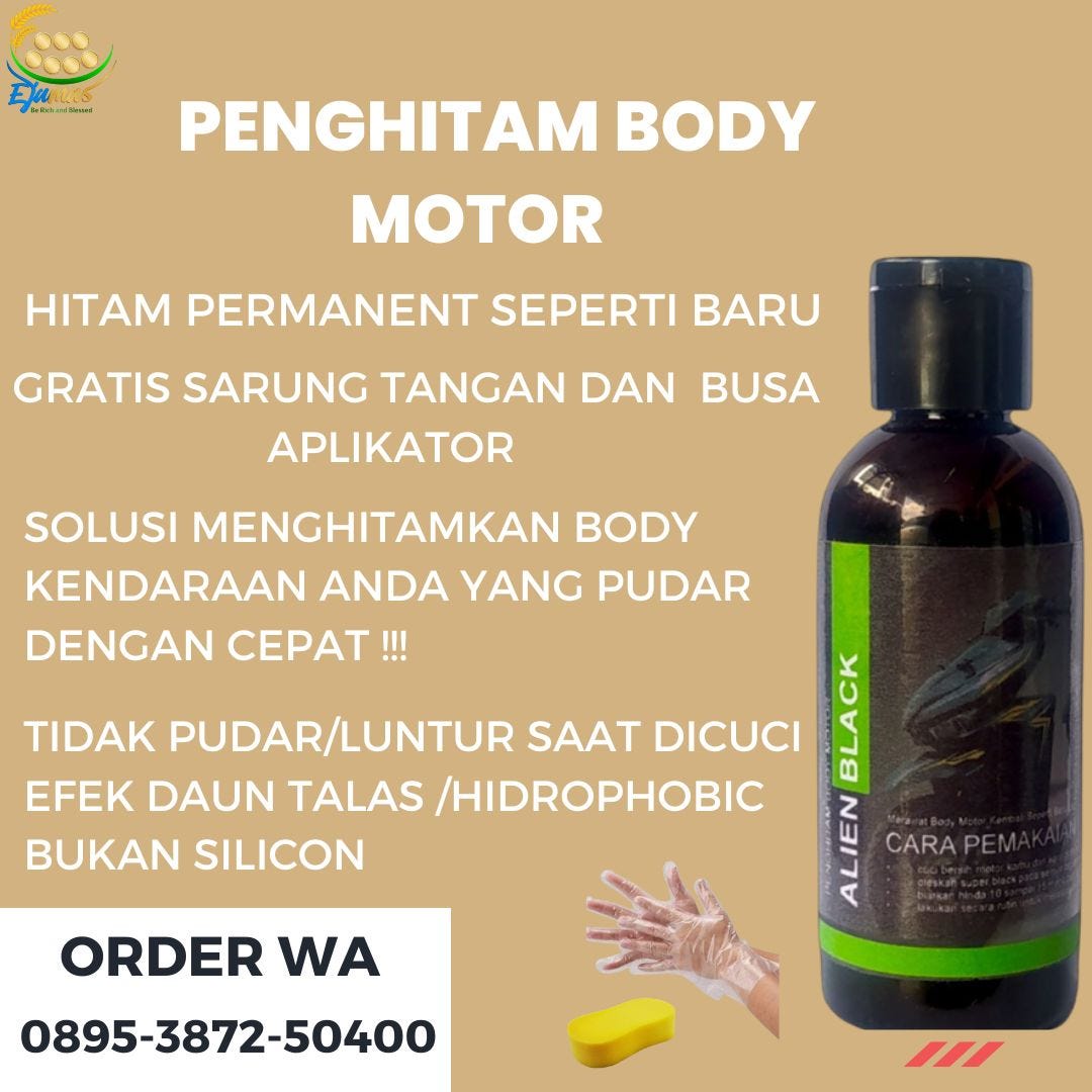 TIDAK MERUSAK CAT Hub. WA : 0895–3872–50400, Supplier Penghitam Body ...