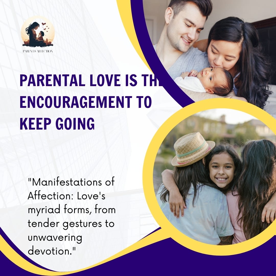 Parental love is the encouragement to keep going - Michael J. - Medium