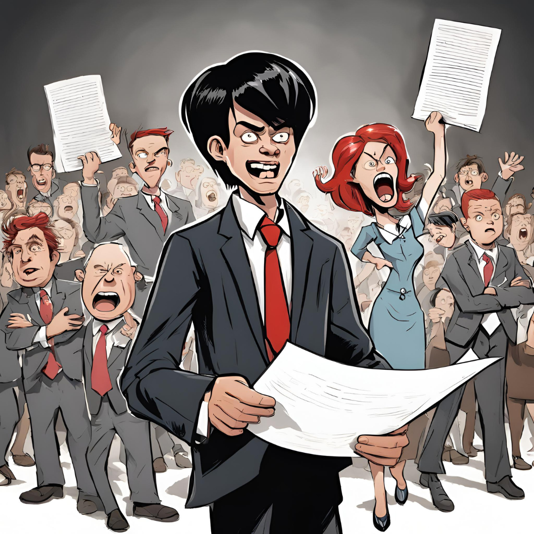 The local Politician. AI generated Political Caricature of… | by Lilith ...