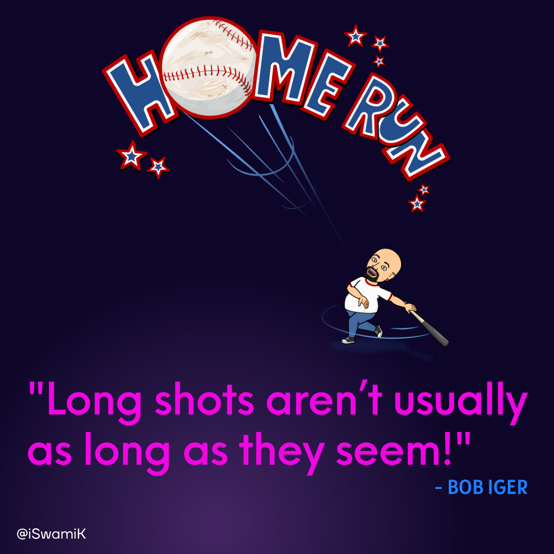 Long shots aren’t usually as long as they seem! - Swami K - Medium
