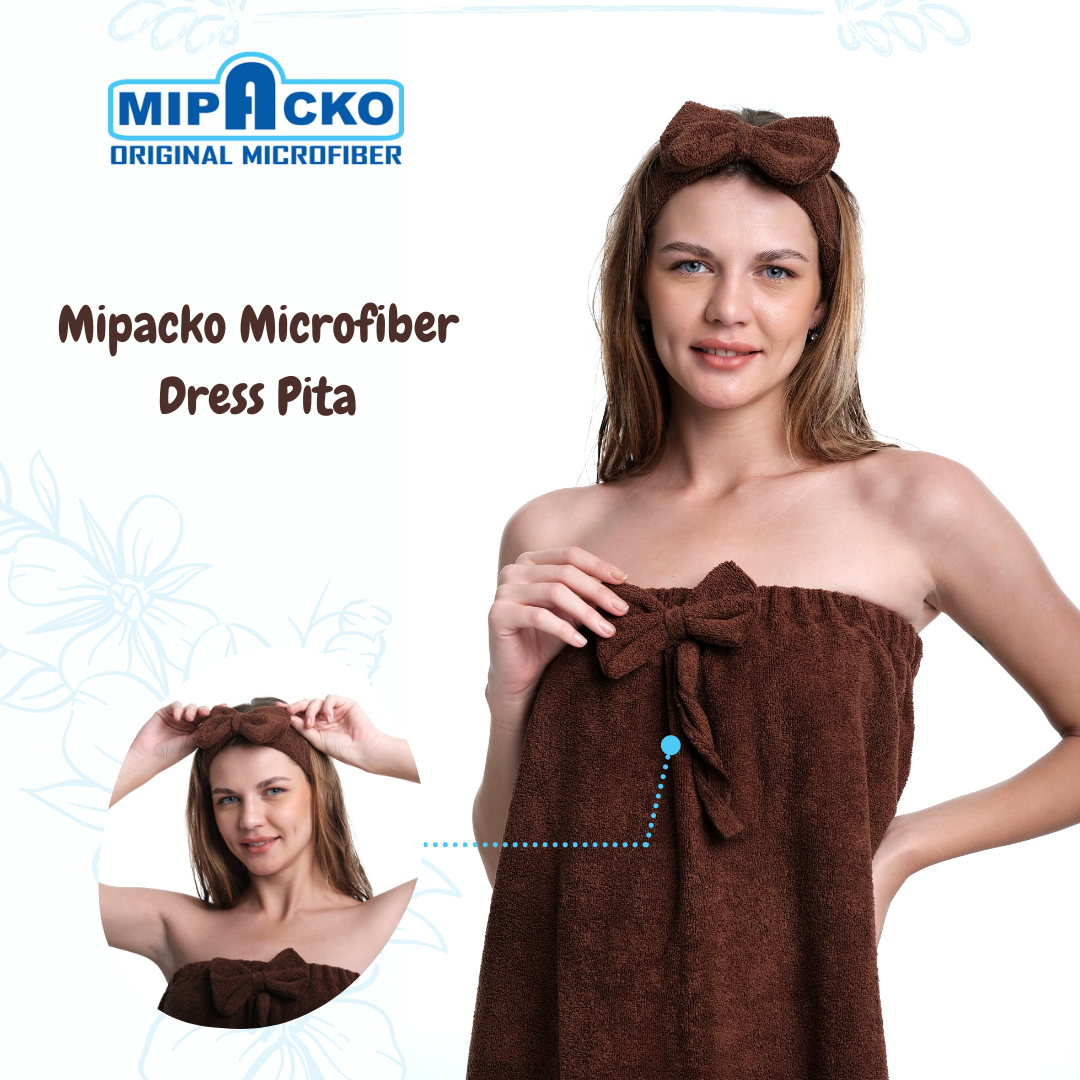 Kimono Mandi Handuk Wanita Microfiber Mipacko Baju Mandi Dress - Reni ...