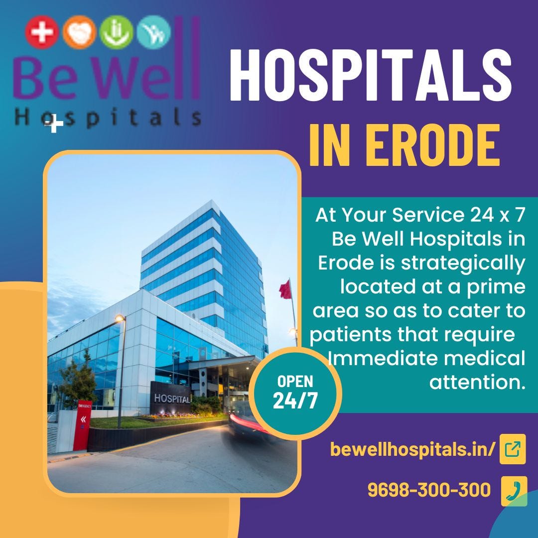 Hospitals in Erode - Be Well Hospitals - Medium
