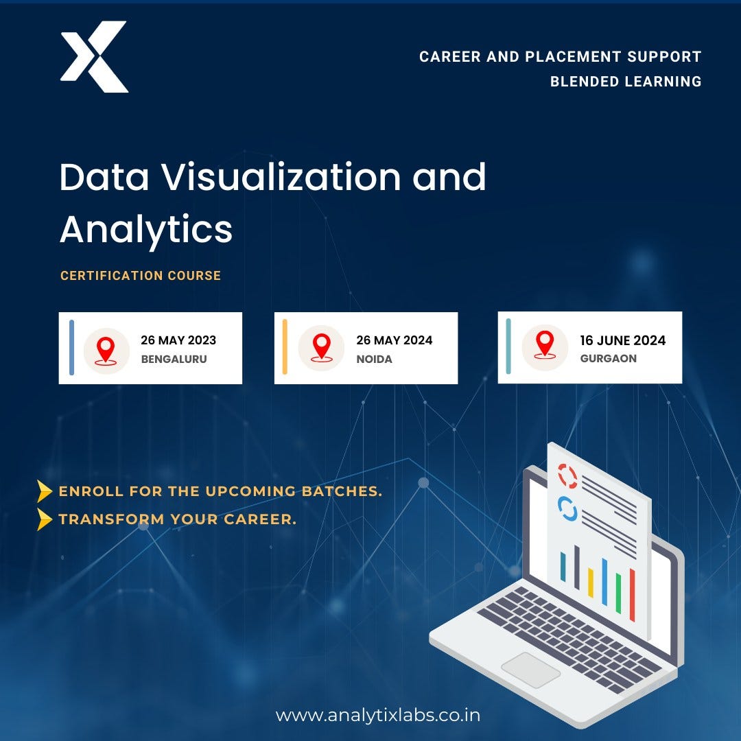 Data Visualization And Analytics Certification Course