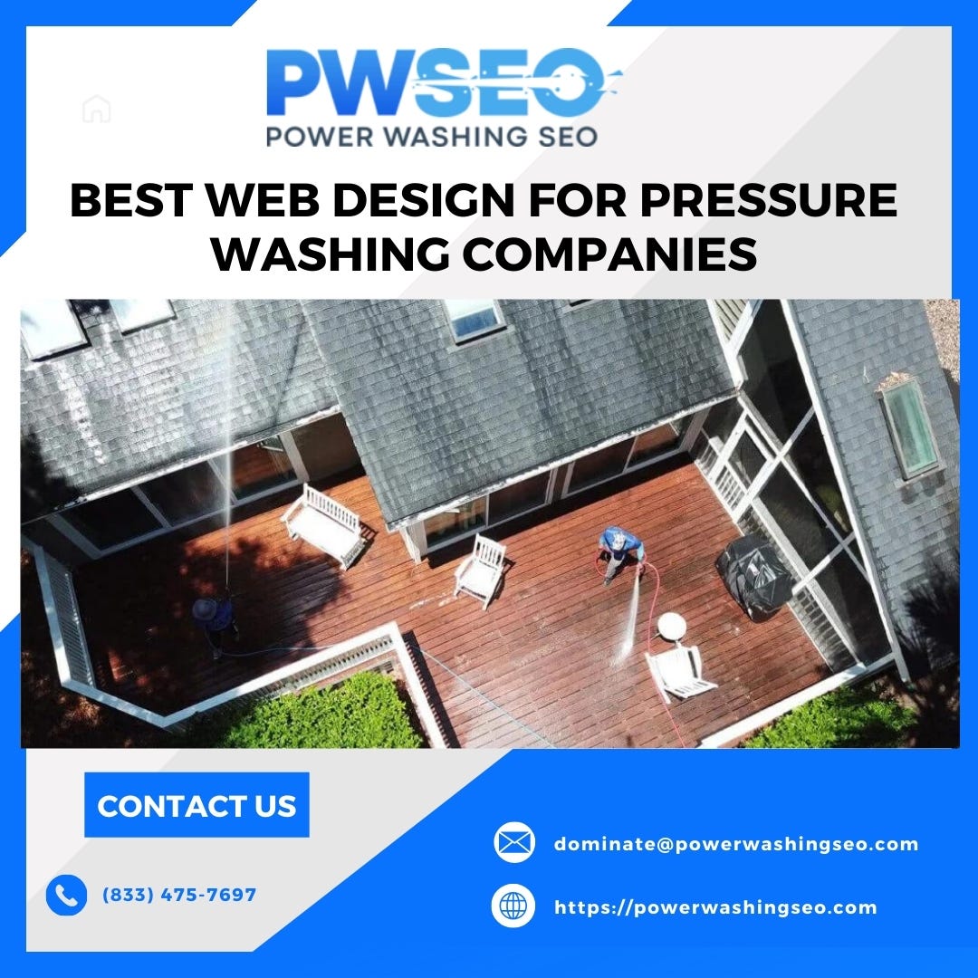 Best Web Design for Pressure Washing Companies - Power Washing SEO - Medium