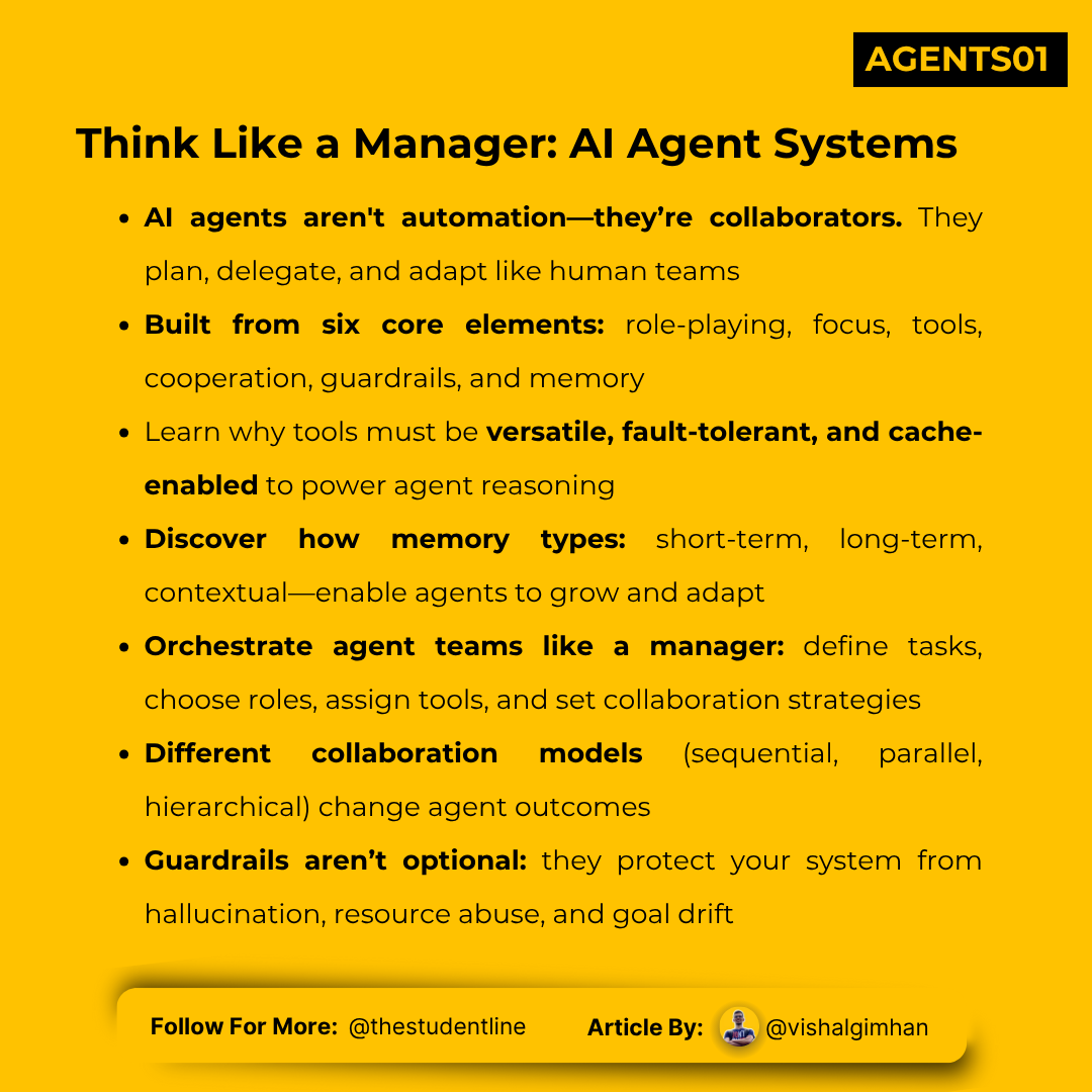 Think Like a Manager: A Strategic Guide to Building AI Agent Systems ...