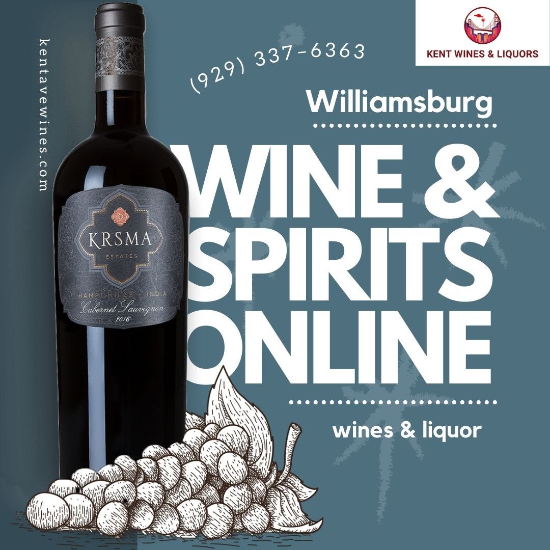 Williamsburg Wine and Spirits Online at Kent Wines and Liquors ...