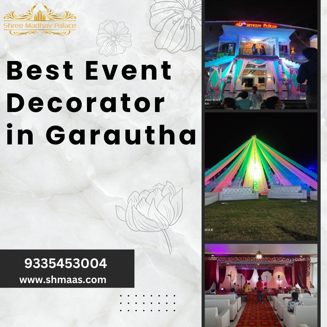 Best Event Decorator in Garautha - Shree Madhav Palace - Medium