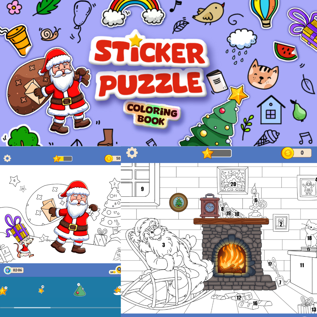 Beyond the Ordinary: ‘Sticker Puzzle — Coloring Book’ Takes Center ...