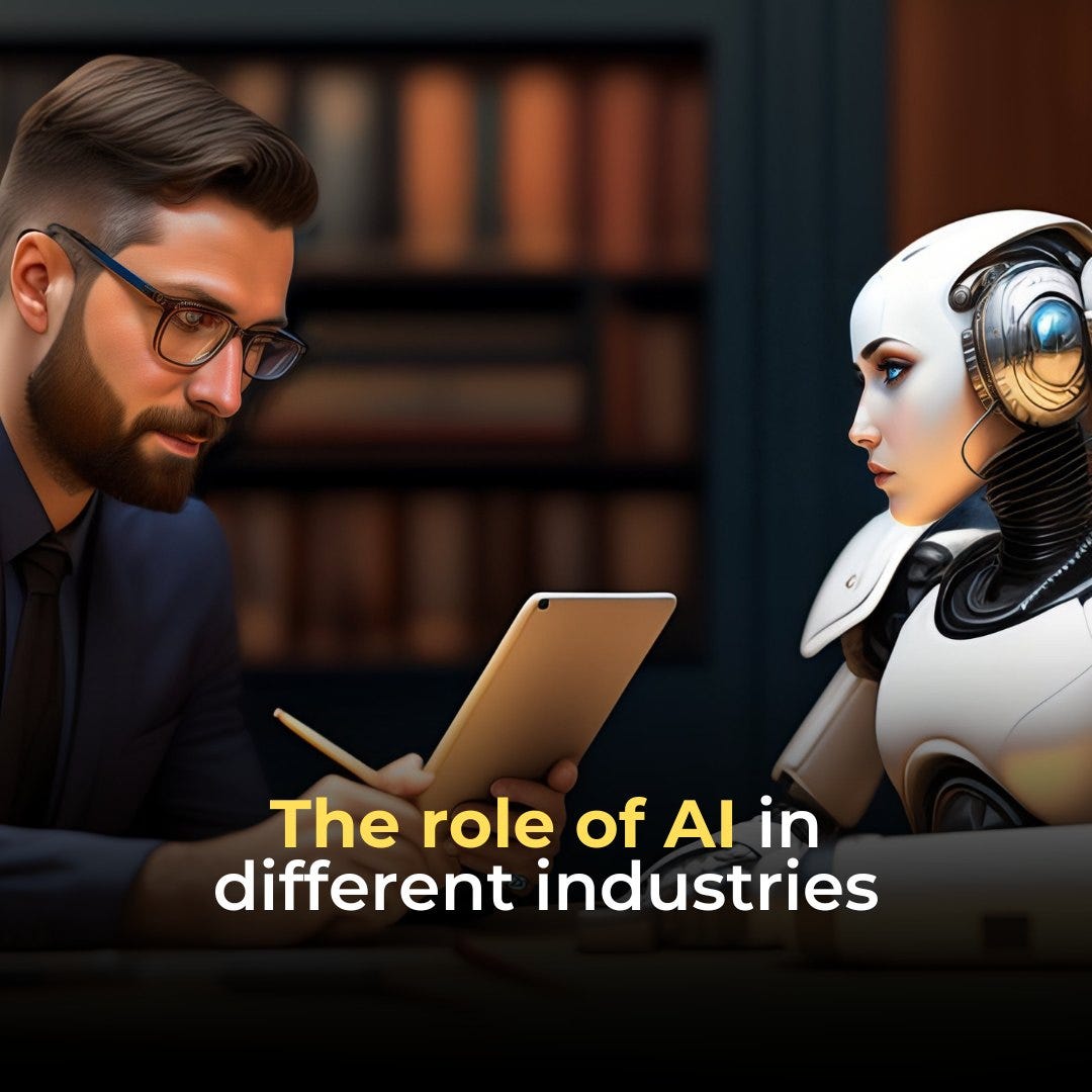 The Role Of AI In Different Industries | by NEVER - AI Photo Generator ...