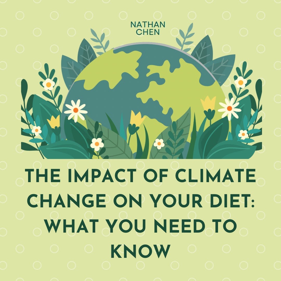 The Impact of Climate Change on Your Diet: What You Need to Know | by ...