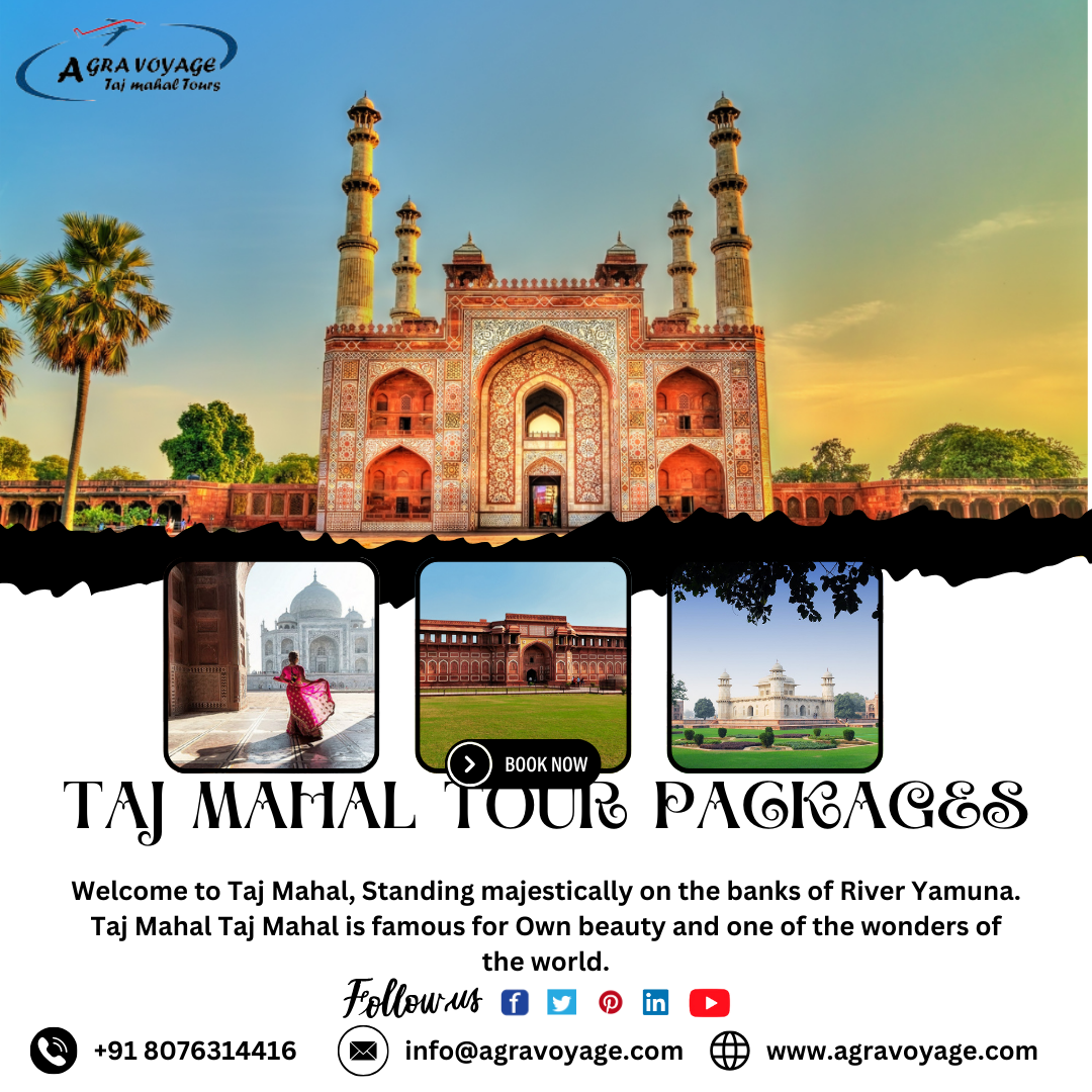 Taj Mahal tour Packages. Agravooyage is a curated travel… | by ...