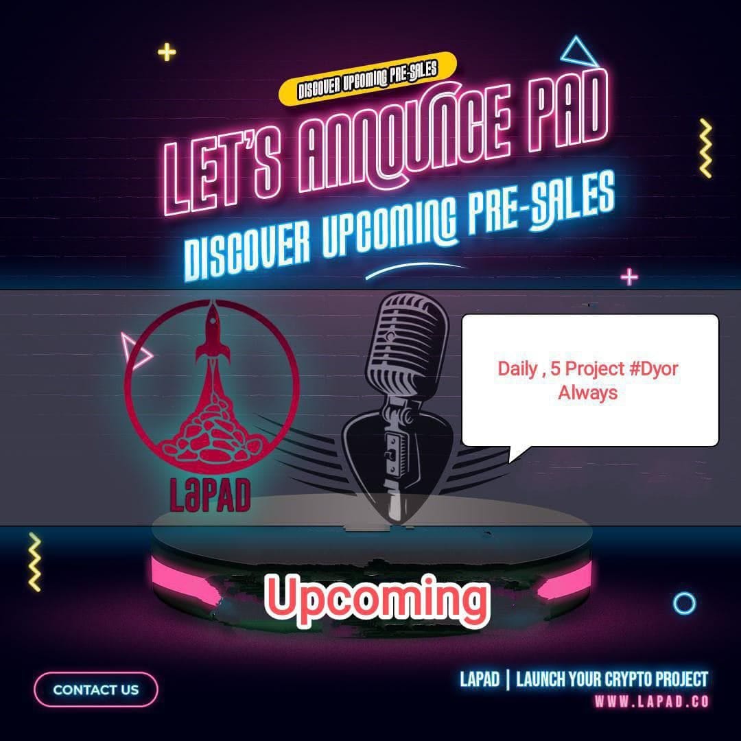🛎Upcoming Pre-Sales; As a lapad team, we gives daily 5 uniqe project ...