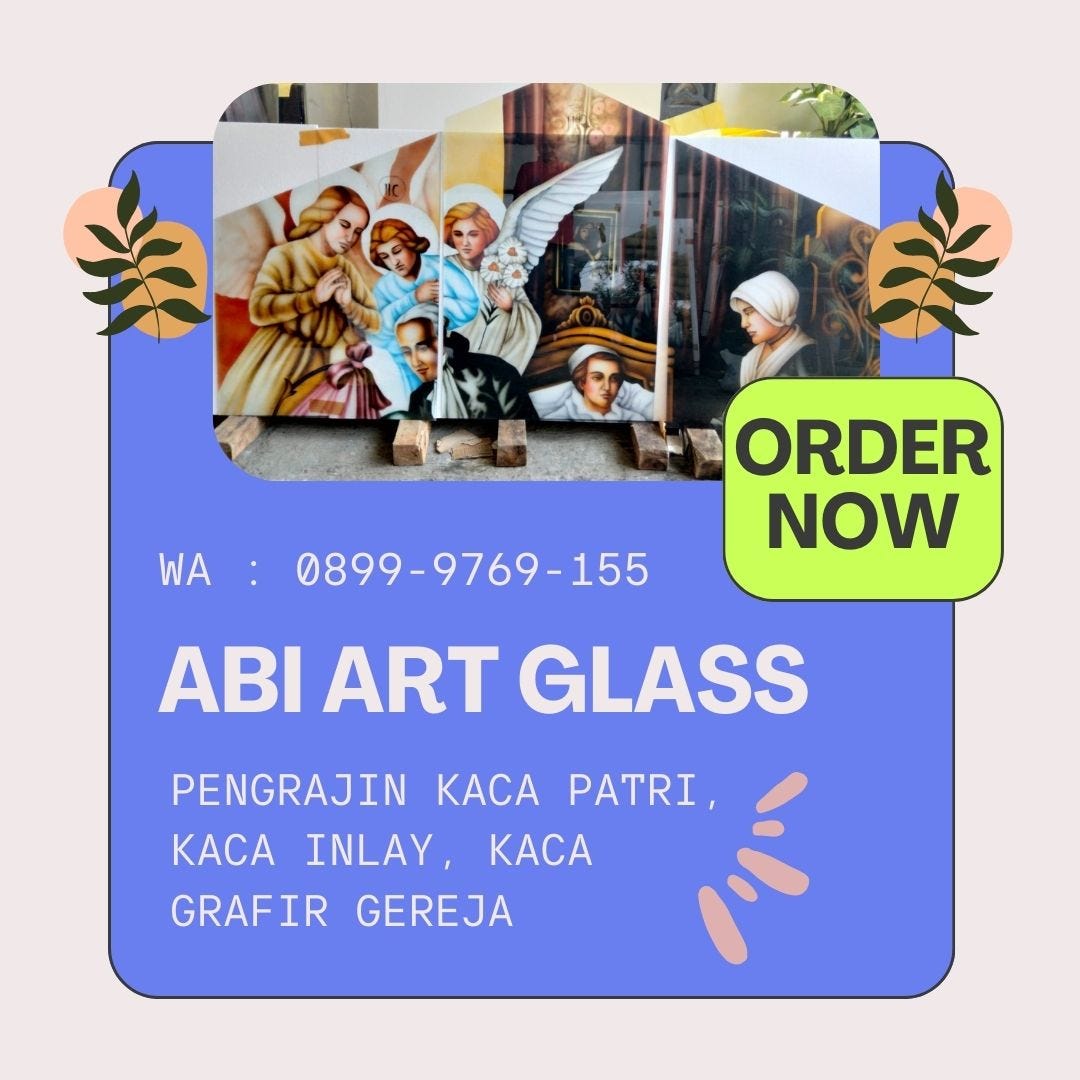 Kerajinan KACA PATRI | KACA INLAY | KACA GRAFIR GEREJA Kepulauan ...