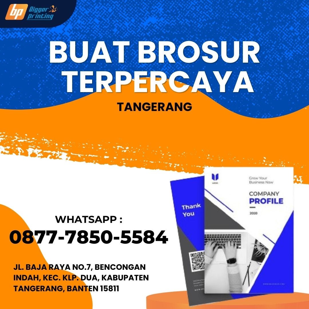 TERPERCAYA, Wa./Call 0877–7850–5584, Cetak Brosur di Pagedangan Kab.Tangerang. - cetakbrosur ...