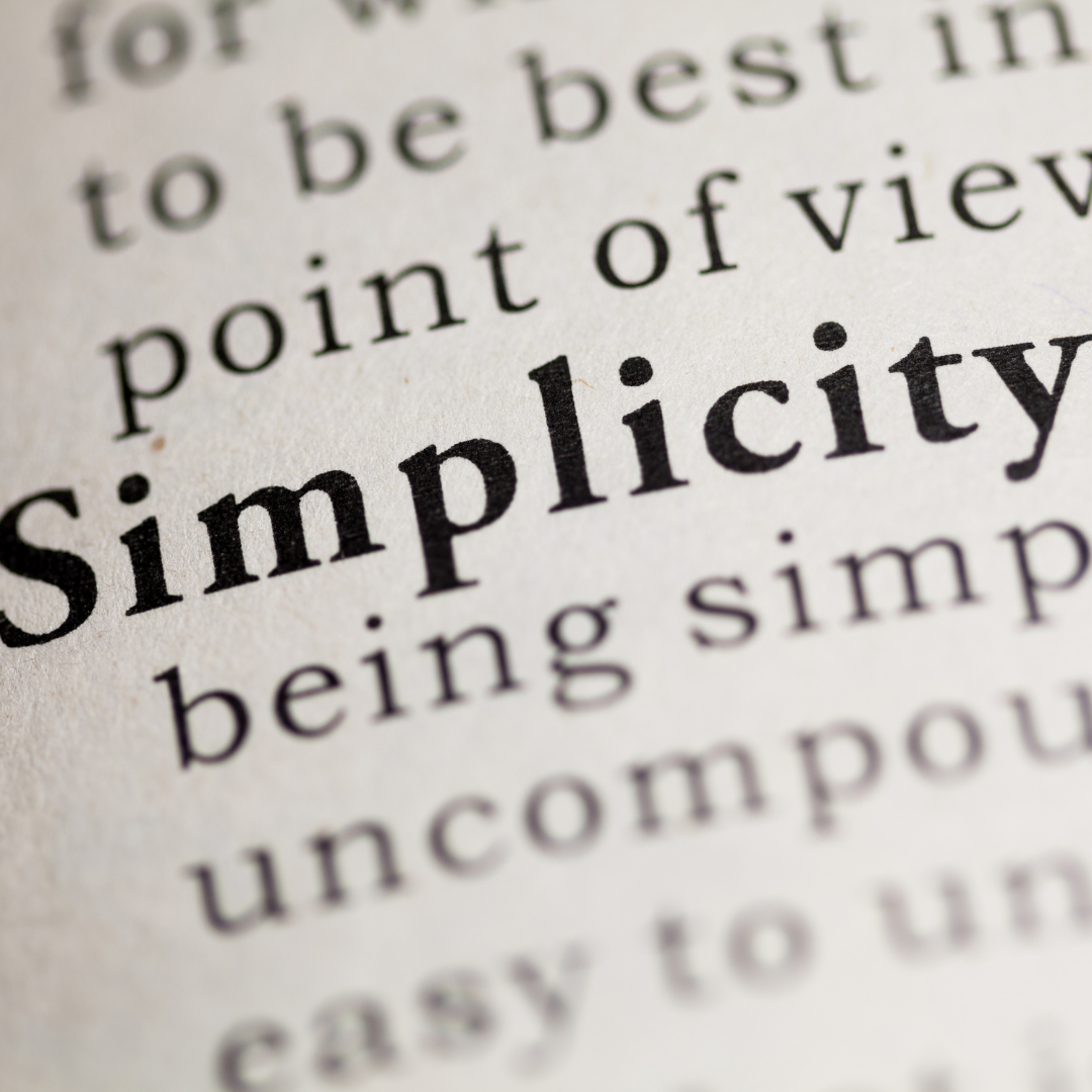 Embracing Simplicity: Letting Go of the Small Things to Rediscover What ...