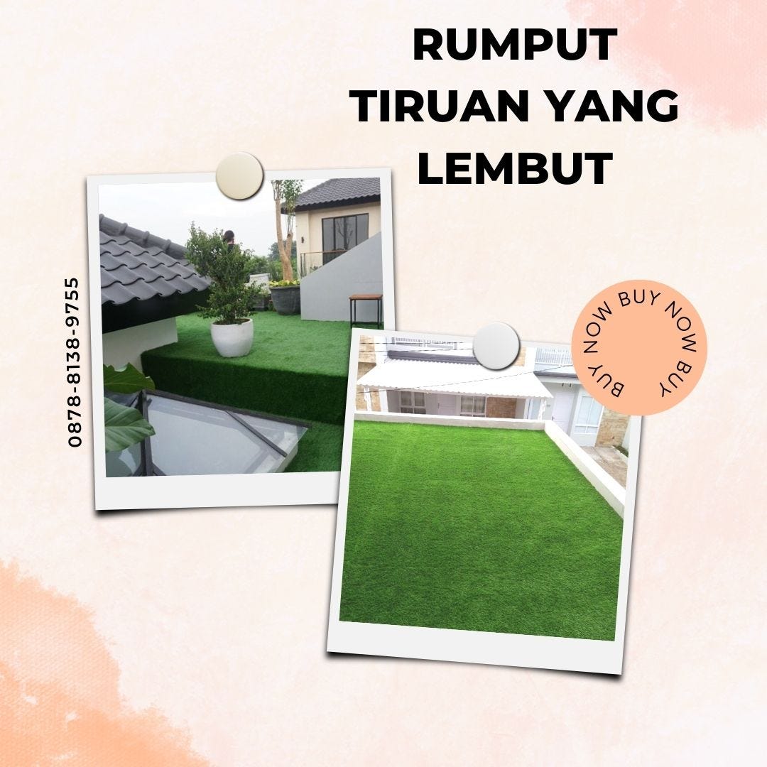 Rumput Tiruan Yang Lembut. PROMO TERBATAS, (0878.8138.9755) Rumput ...