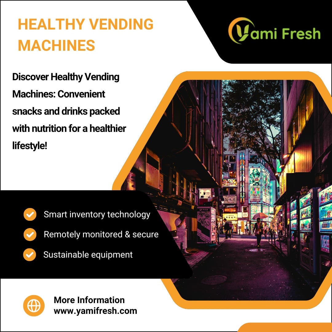 Healthy Vending Machines - Yami Fresh - Medium