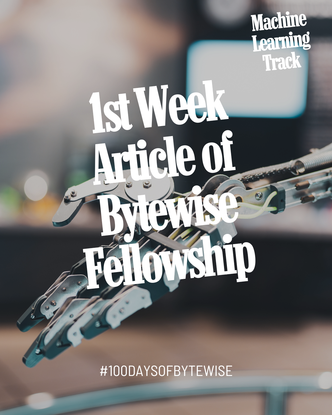 A Fruitful Start: Bytewise Fellowship’s First Week in Machine Learning | by Subhan Ahmed Chandio ...