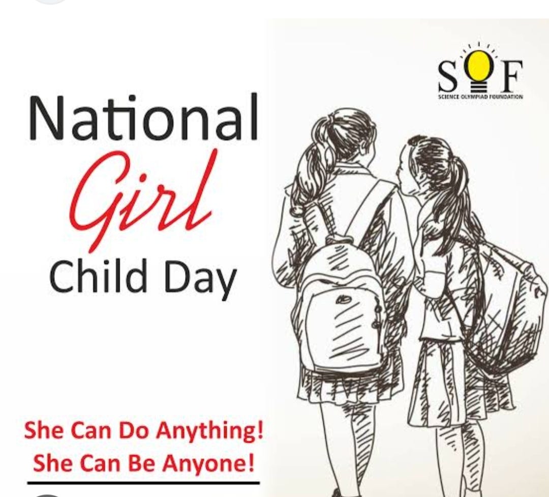 “Empowering Tomorrow: Celebrating National Girl Child Day 2024" | by ...