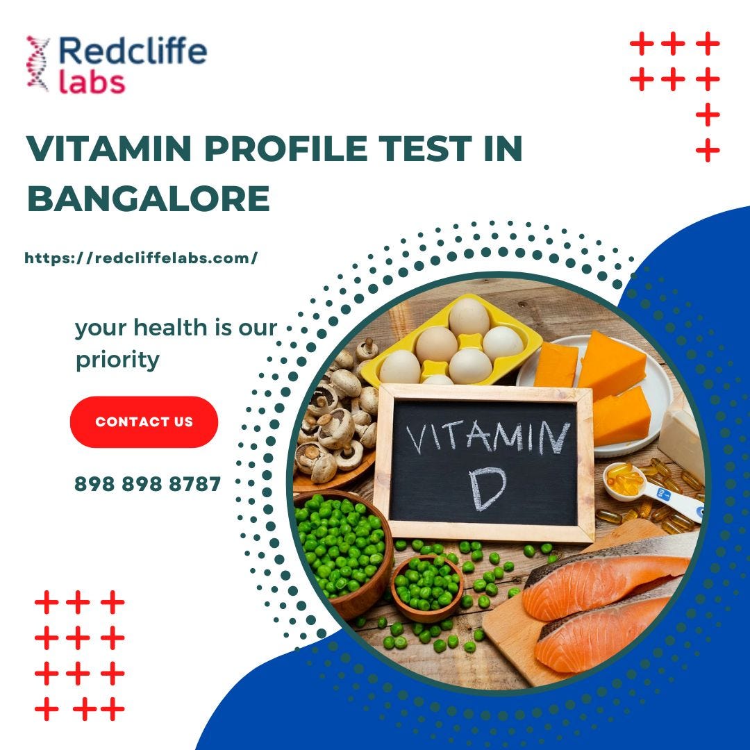 Vitamin Profile Test in Bangalore - Redcliffelabs - Medium
