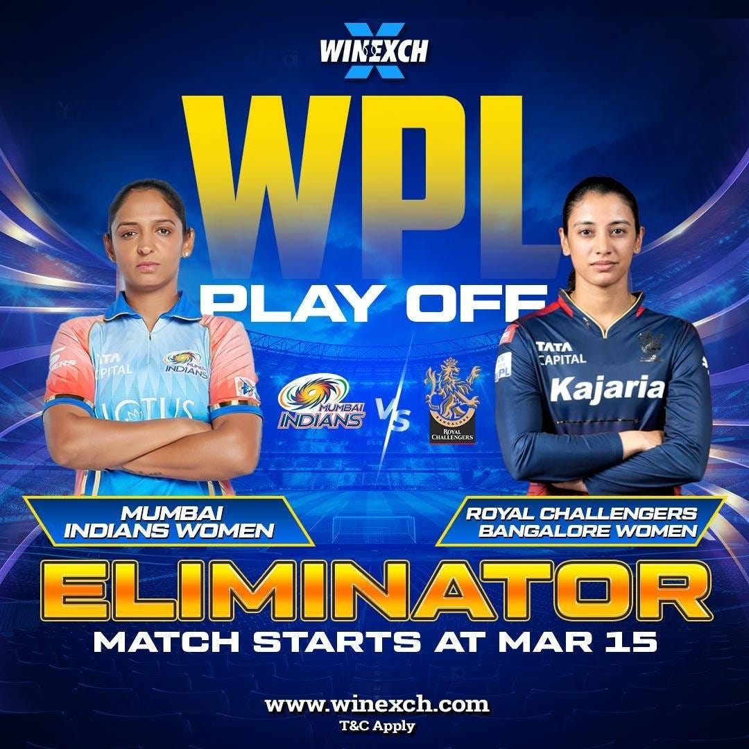 WPL playoffs heat up: Mumbai Indians vs RCB face off in a do-or-die ...