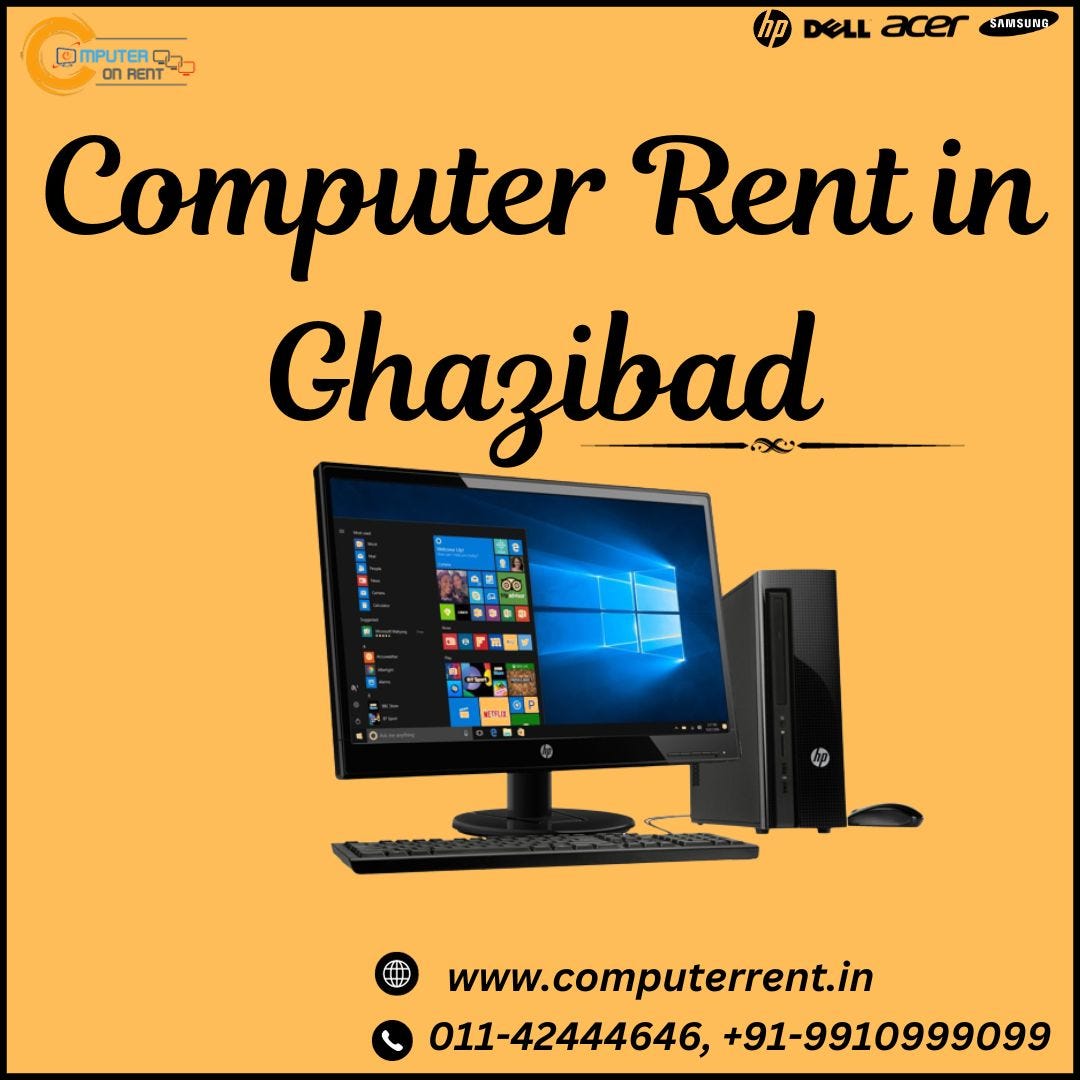 Computer rent in Ghaziabad - Computer on rent - Medium