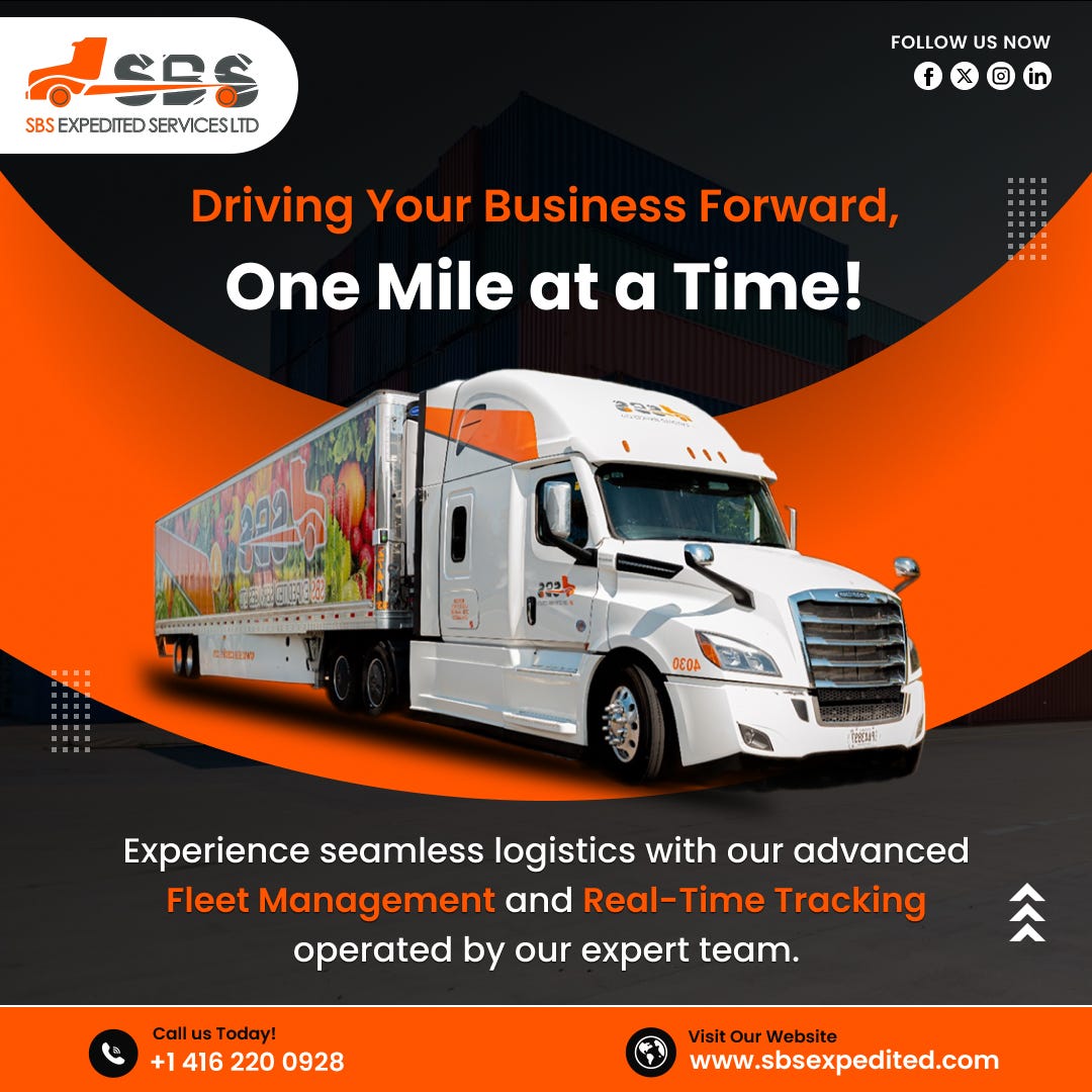 Why SBS Expedited Services is the Leading Logistics Company in Canada | by Jenney Watson | Medium