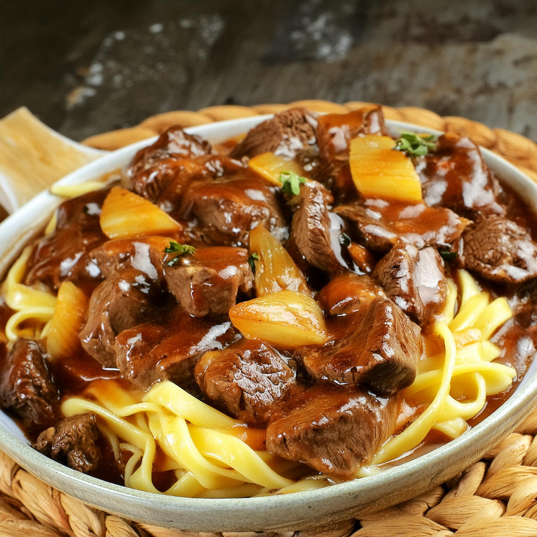 Savory Beef Tips with Buttery Noodles | by Tasty Everyday | Medium