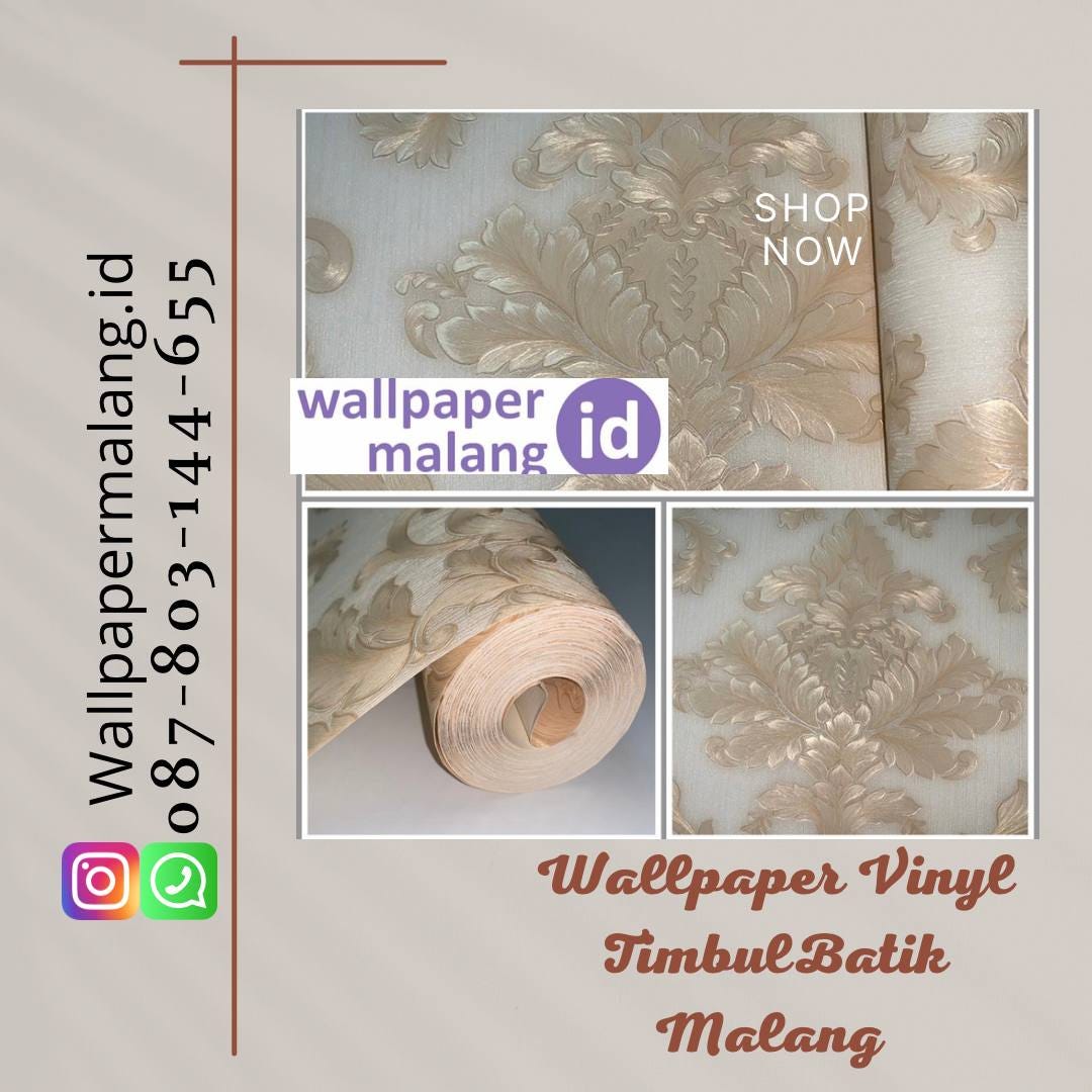 Wallpaper Vinyl Timbul Batik Malang | by jasapasang wallpapermalang ...