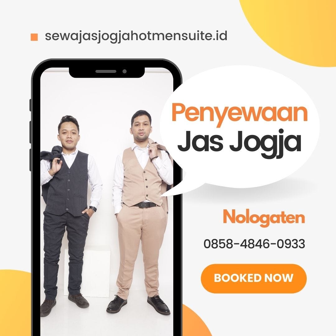 0858–4846–0933 (SEWA JAS JOGJA HOTMEN SUITE), penyewaan jas jogja Nologaten | by Kaezian Peran ...
