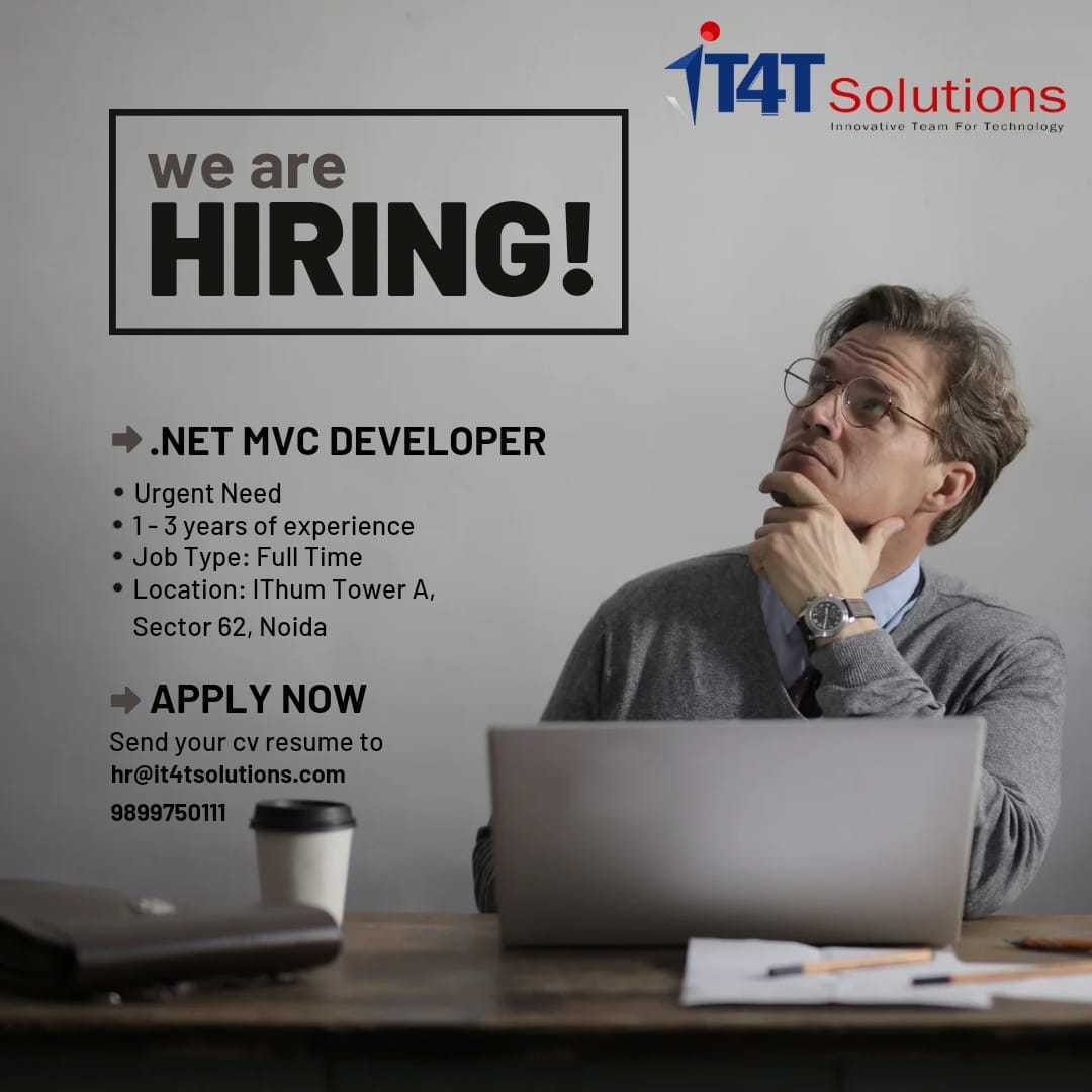Dot NET Developer jobs - IT4T Solutions - Medium