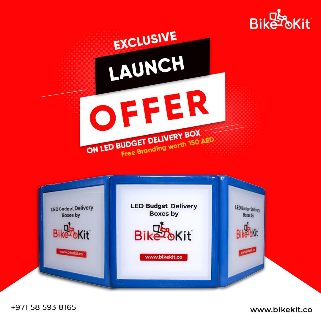 Motorcycle Food Delivery Box | BIKEKIT - bike kit - Medium