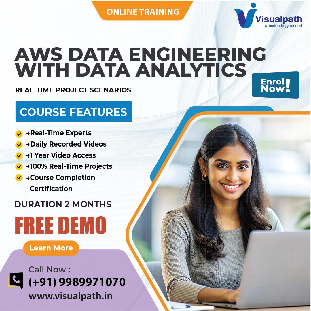 AWS Data Engineering training | Data Engineering course in Hyderabad - naveenk visualpath - Medium
