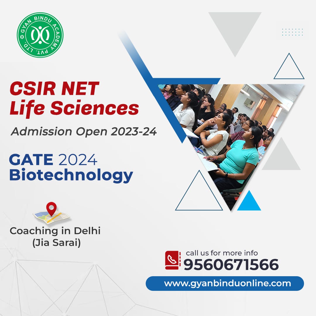 Massive Stuff For CSIR Net Life Science By Gyan Bindu Online - Gyan ...