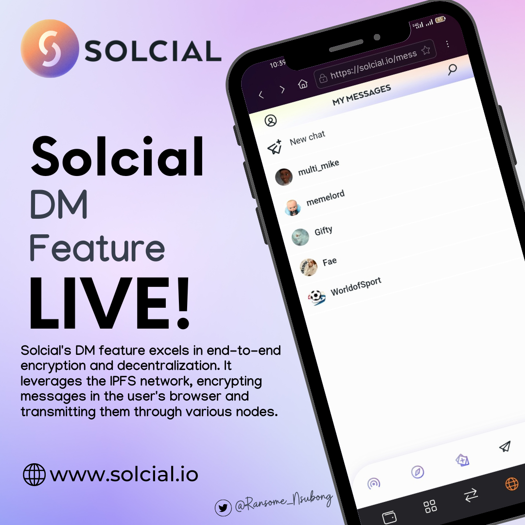 Discover Solcial’s Game-Changing DM Feature for Secure and Seamless ...