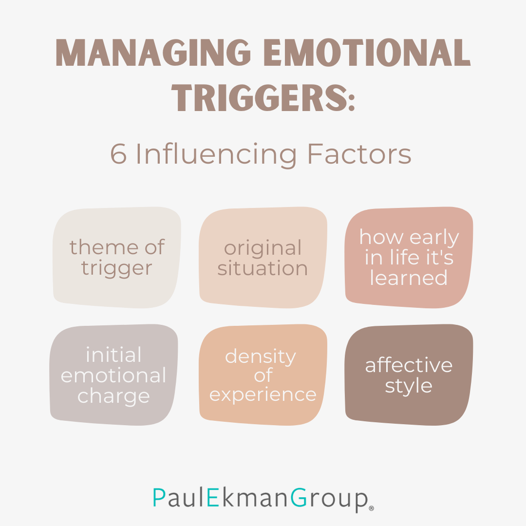 Managing Emotional Triggers. 6 Factors Influencing How Well We Can… | by Paul Ekman | Medium