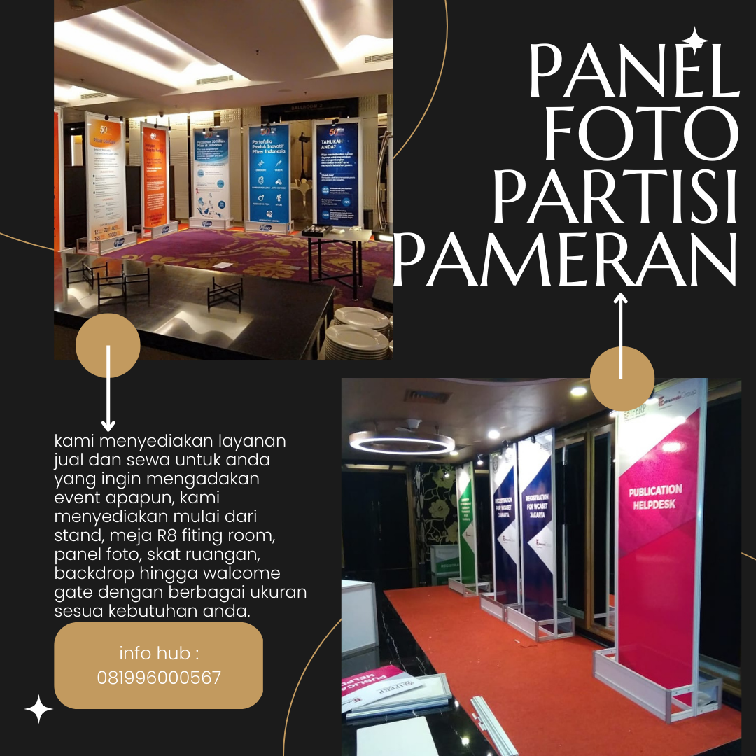 PARTISI PAMERAN PANEL FOTO | PANEL FOTO INDOR | PANEL FOTO SERBAGUNA 081996000567 | by partisi ...