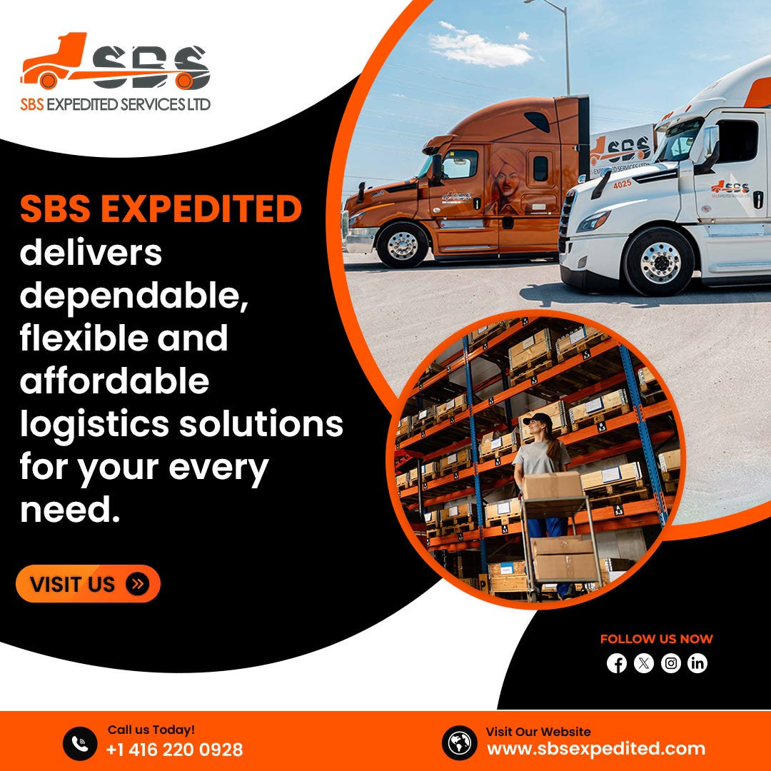 Optimizing Your Logistics: SBS Expedited — Your Leading Transportation Services Provider in ...
