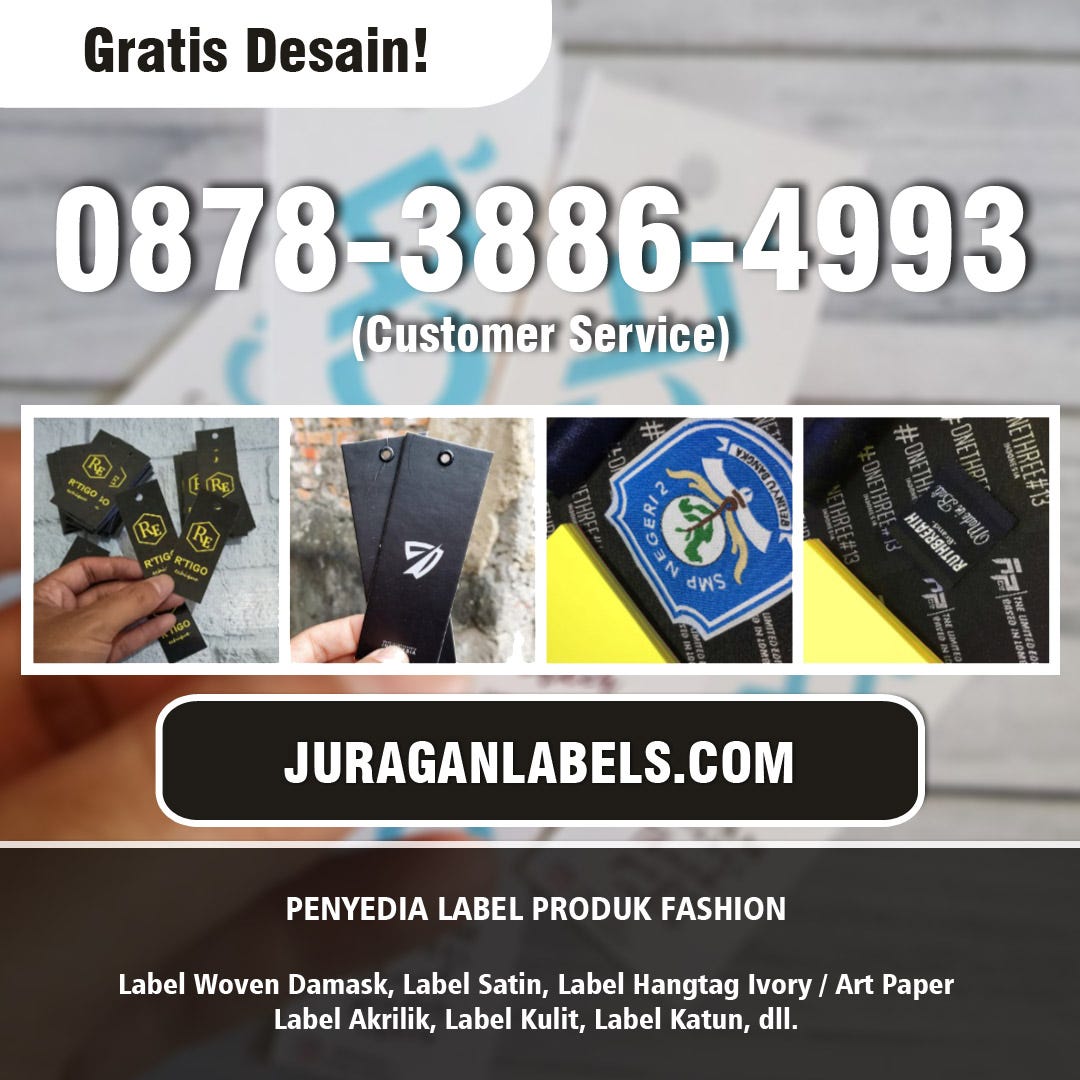 HUB. 087838864993 Baju Label Fashion | by Cetakhangtagsurabaya | Medium