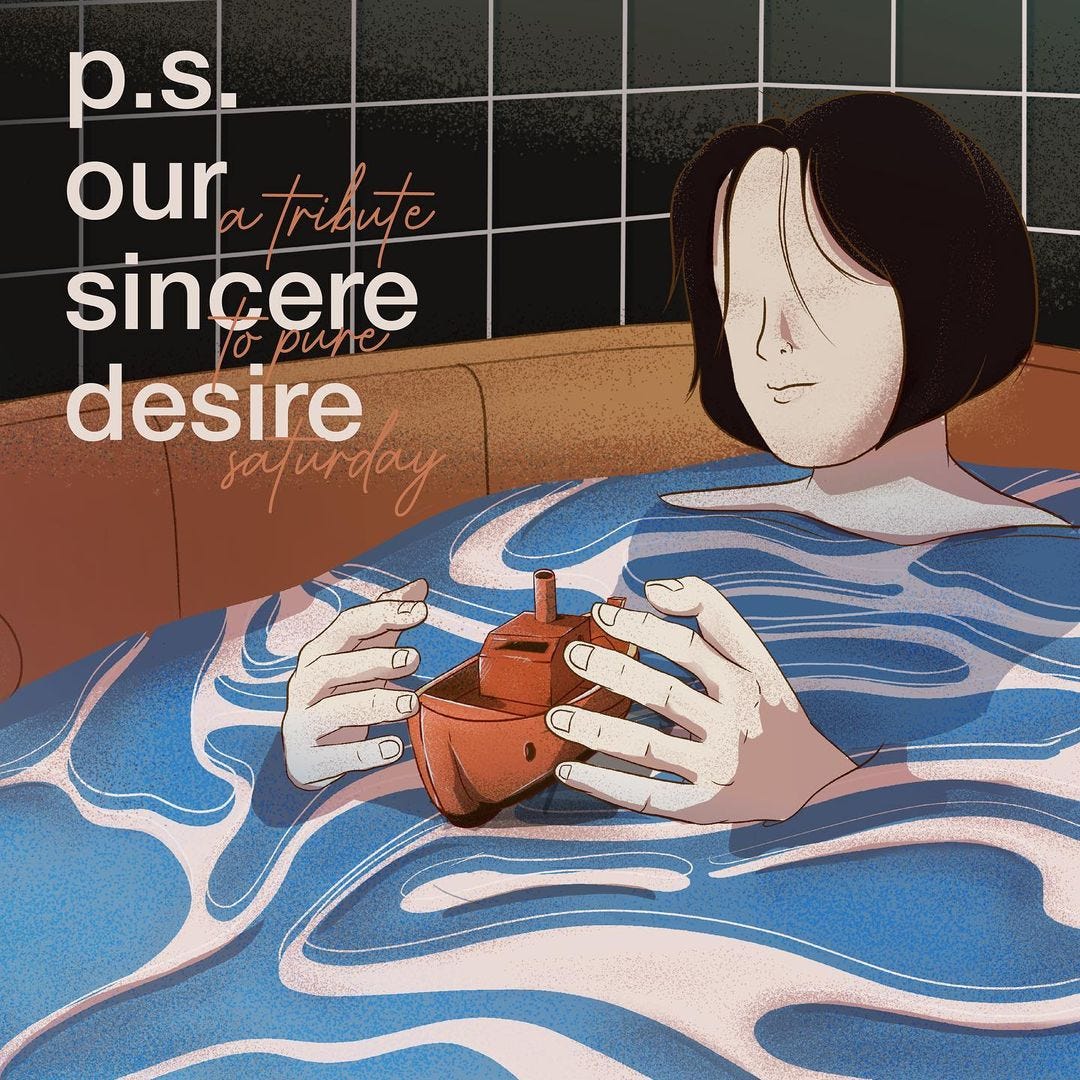 A TRIBUTE TO PURE SATURDAY ; P.S OUR SINCERE DESIRE ALBUM KOMPILASI ...